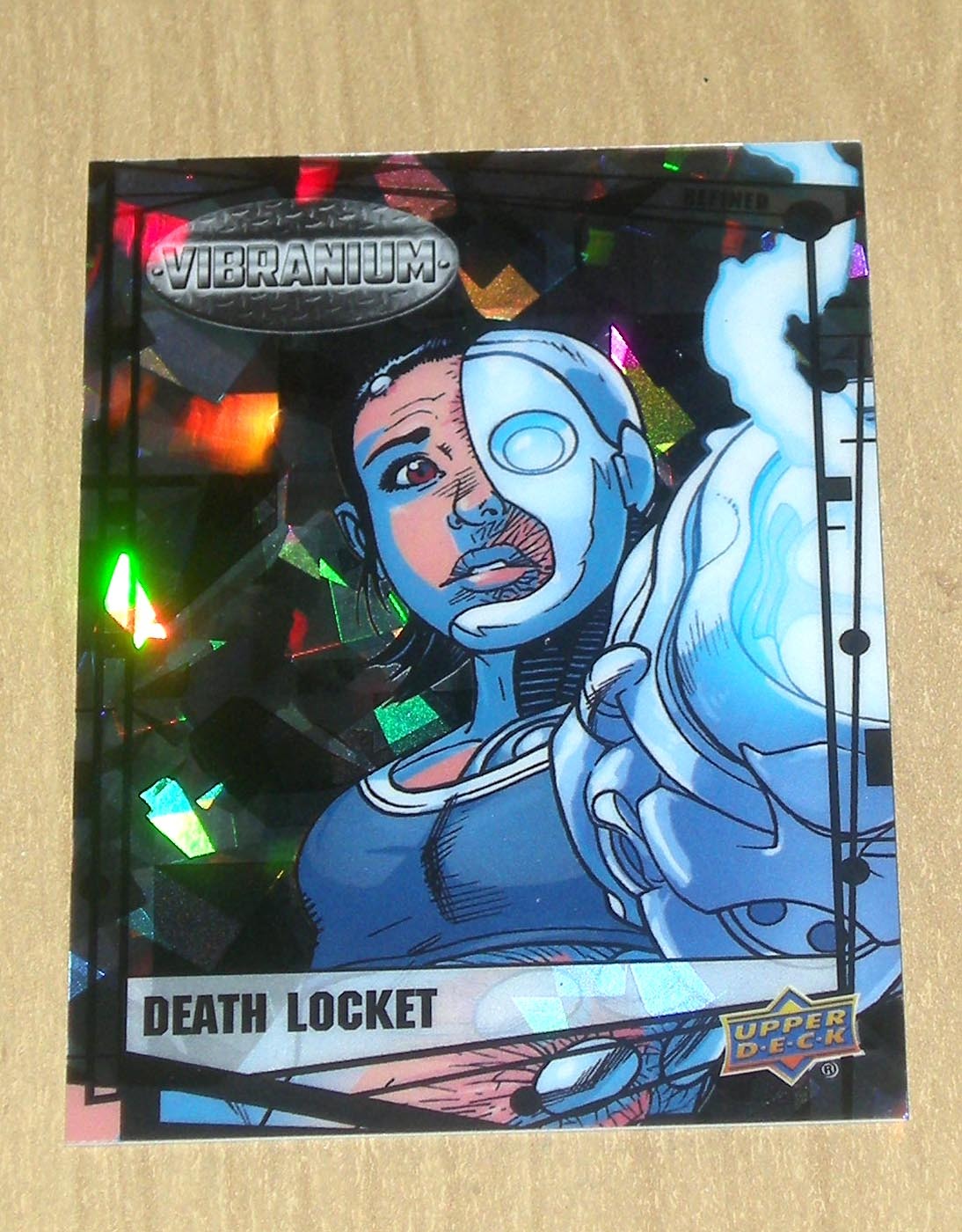 2015 Upper Deck Marvel Vibranium REFINED parallel DEATH LOCKET #83 /99 ...