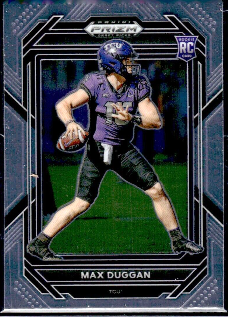 2023 Prizm Draft Picks Max Duggan Rookie Card RC #107 Los Angeles ...