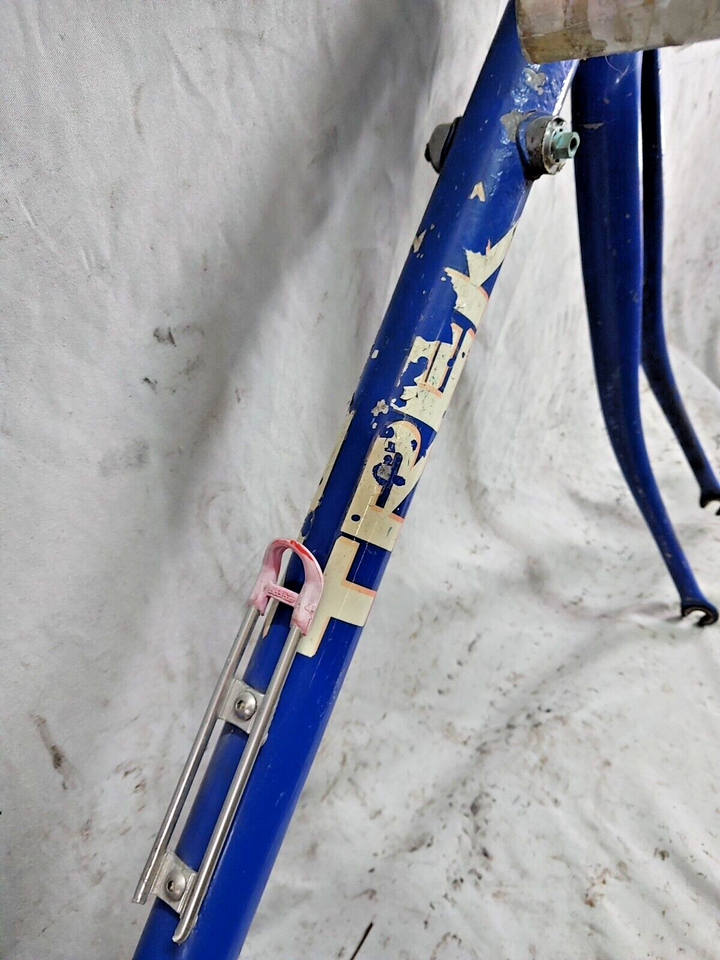 1990 Trek 1500 Racing Road Bike Frame Set Small 52cm Blue Steel Fast ...