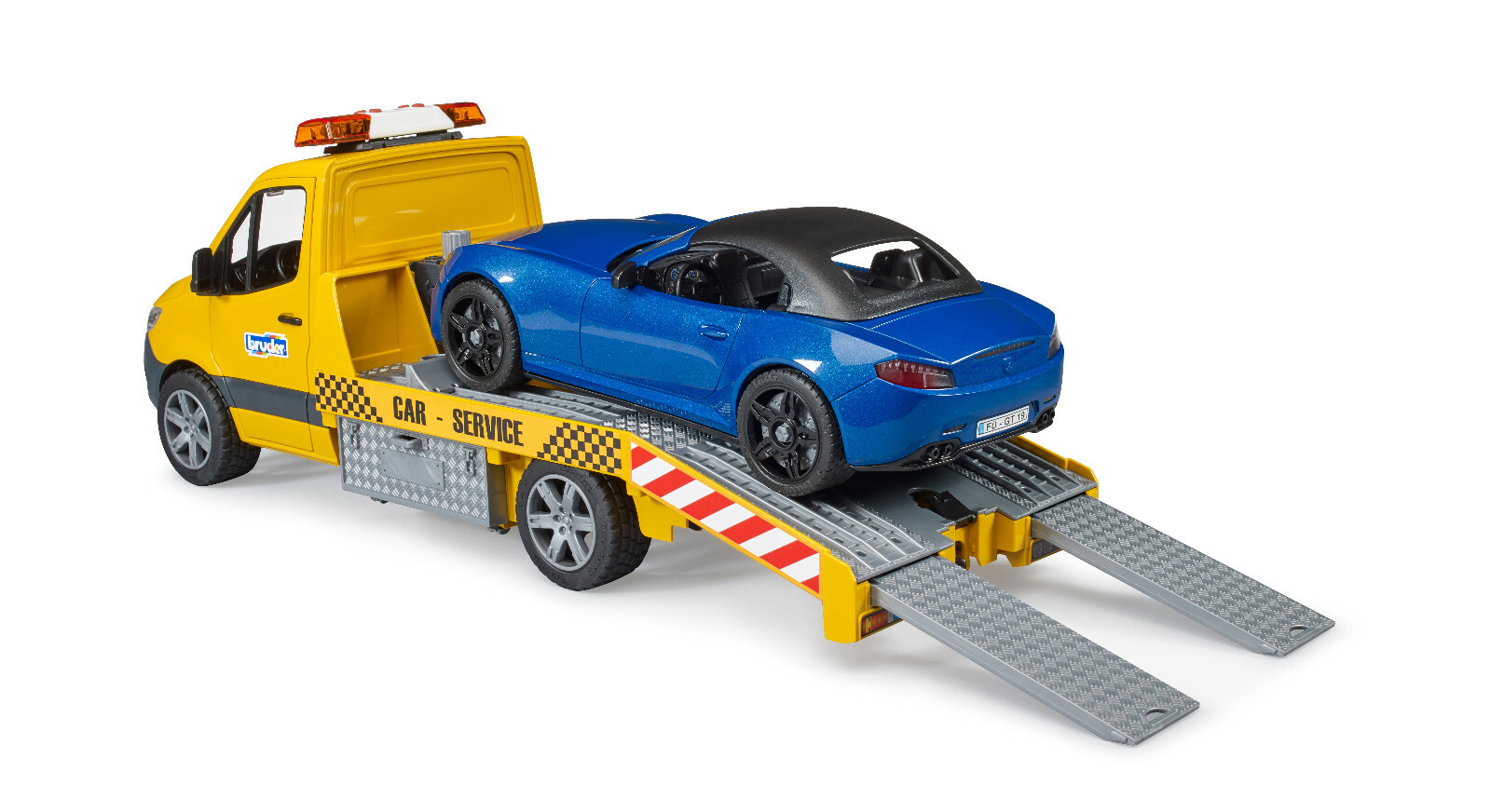 Bruder 02675 MB Sprinter Abschleppwagen mit Roadster und Seilwinde ...