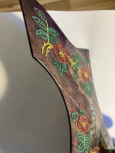 Gibson style Dove Pickguard engraved with Real Mother Of Pearl Veneer ...
