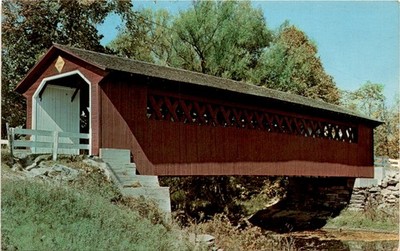 Covered Bridge, Carl Scholfield, Dexter Press Inc., West Nyack, Doris ...