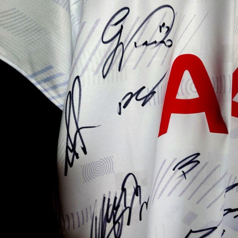 Nike Tottenham Hotspur Autographed Jersey #10 Madison White L Authentic ...