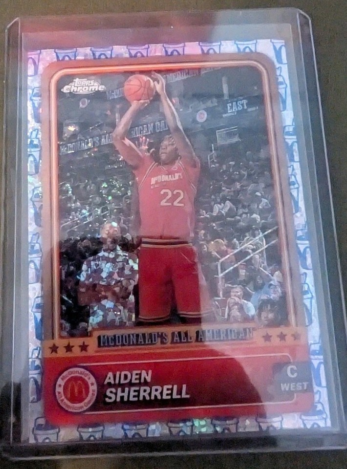AIDEN SHERRELL 2024 TOPPS CHROME MCDONALD’S MCFLURRY REFRACTOR #42 | eBay