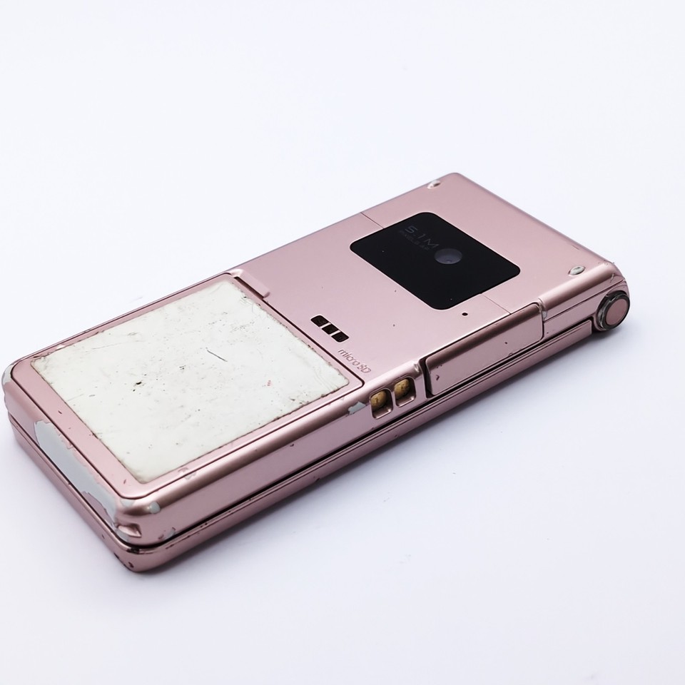 Panasonic P-01E PINK DOCOMO Flip Phone Keitai SIM-Unlocked Japan used ...