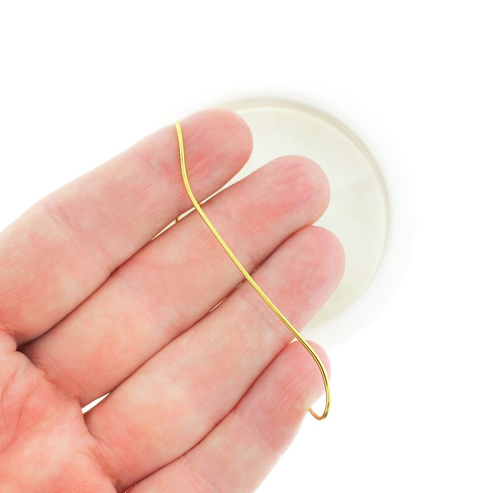 BULK Gold Tone Craft Wire - Tarnish Resistant - 1 Roll 1.5m or 5ft ...