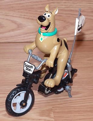 Vintage 1996 Hanna Barbera Scooby-Doo On BMX Bike Figurine Toy *READ ...
