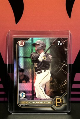 RODOLFO NOLASCO 2022 Bowman 1st Edition #BPPF69 Black Foil 4/10 Pirates ...