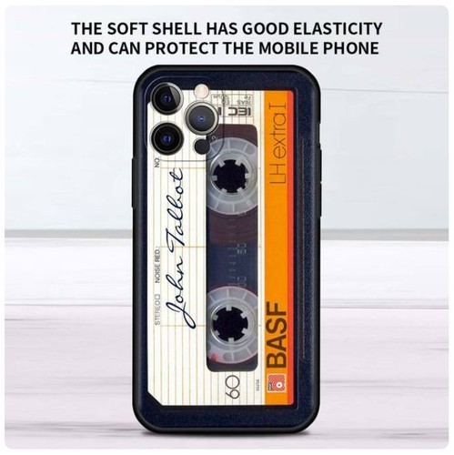 Vintage Cassette tape retro style For iPhone - soft silicone Phone case ...