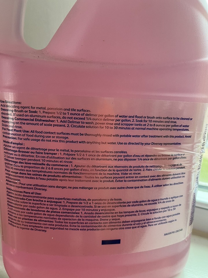 Diversey Suma Cal-X Descaler | eBay