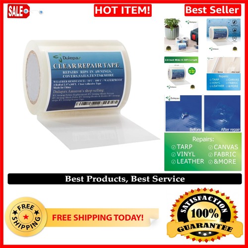 Durable Clear Repair Kit for Boats, Tents, and Outdoor Gear - 30FT Roll ...