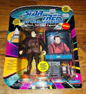 Vintage 1992 Playmates Lore Star Trek Next Generation Action Figure ...