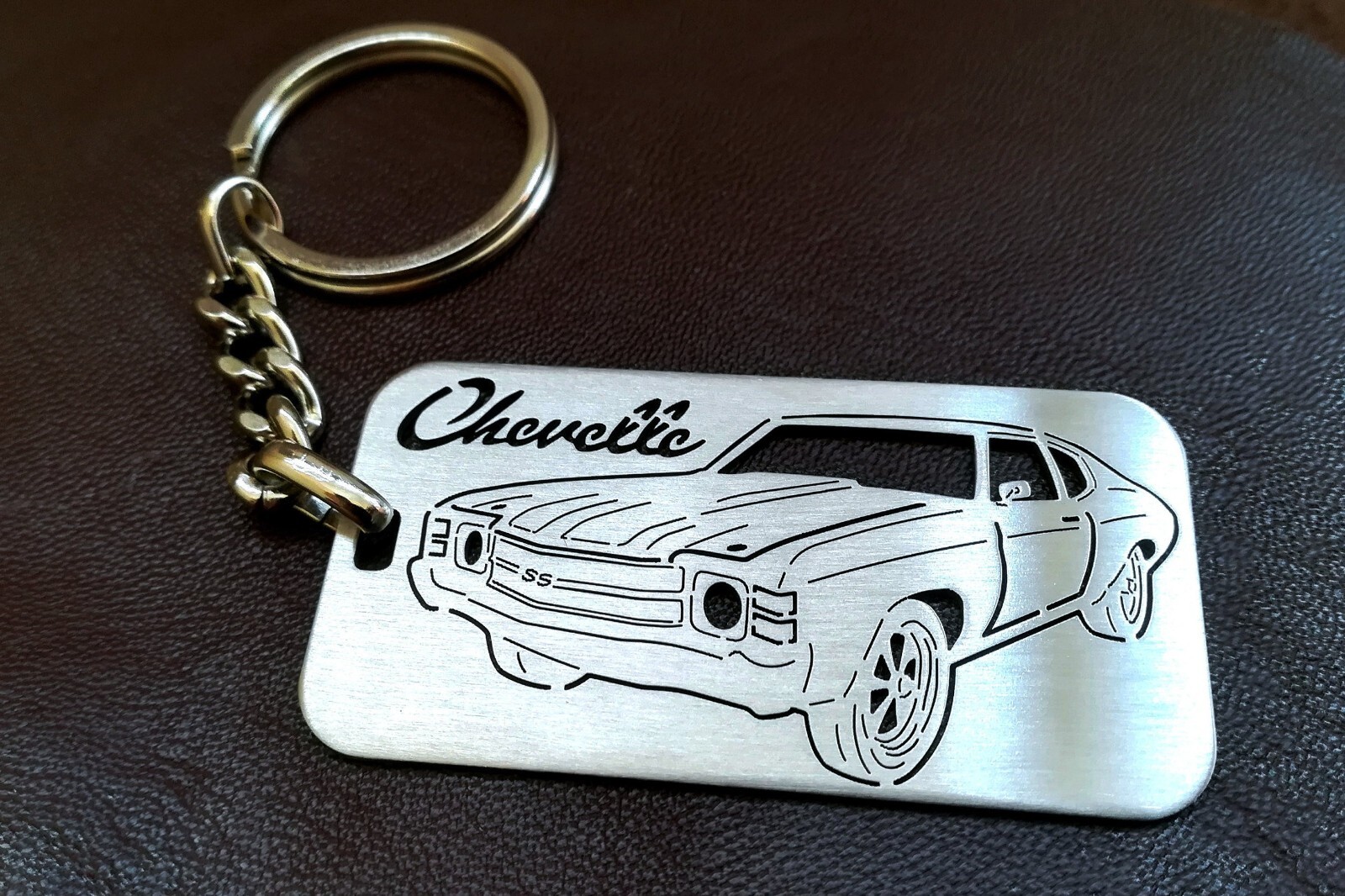 Chevelle SS,custom keychain,birthday gift,stainless steel,drive safe | eBay