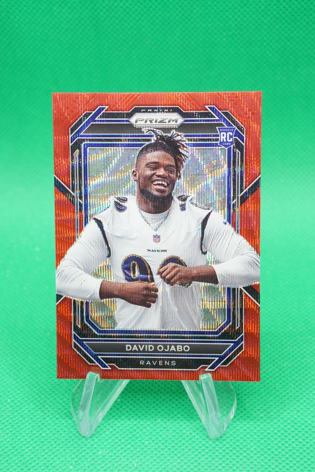2022 Prizm Rookies Prizm Red Wave SP /149 #388 David Ojabo BG6 | eBay