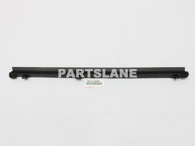 6817460060 Genuine Toyota Weatherstrip Rear Door Glass Inner LH 68174 ...