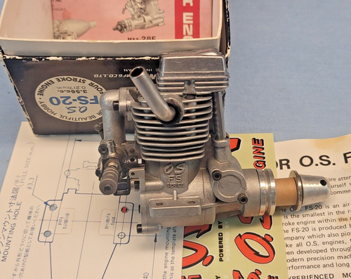 OS MAX FS-20 Vintage 4-Cycle Engine | eBay