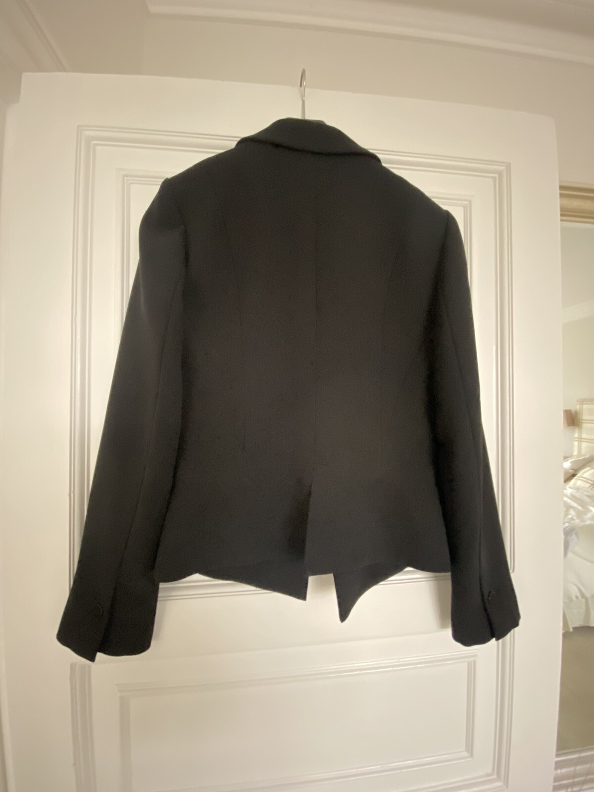 TM Lewin Black Business Formal Blazer Jacket UK8 - Gem