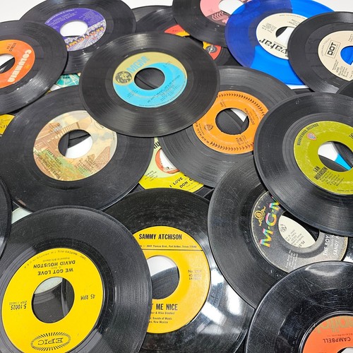 Lot of 30 - 7" 45 RPM Authentic Colorful Records For Decorating ...