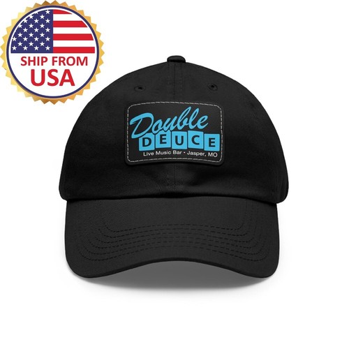 Road House Movie Double Deuce Men Black Dad Hat with Leather Patch | eBay