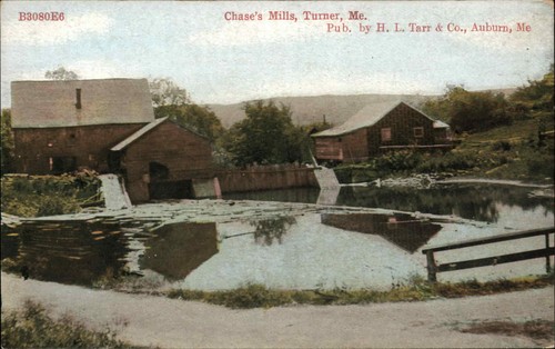 Turner Maine ME Chase's Mills c1910 Vintage Postcard | eBay