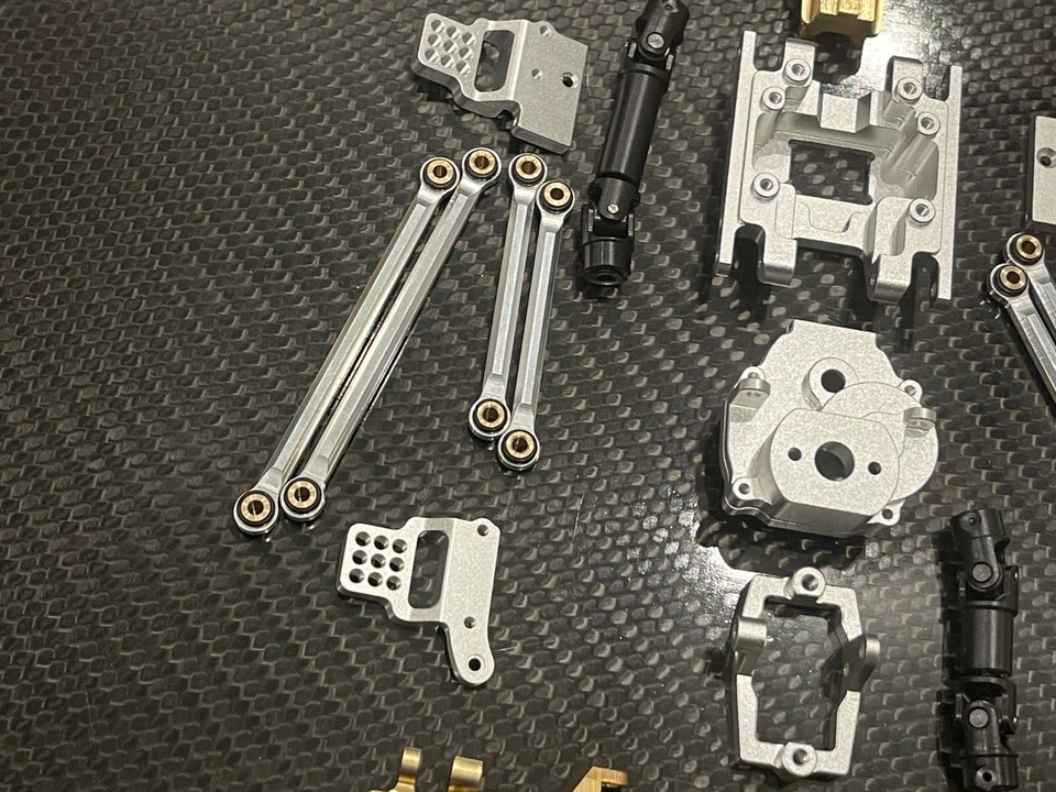 Aluminum Brass C Hub Steering Knuckle Steering GearBox CVD 1/18 Traxxas ...
