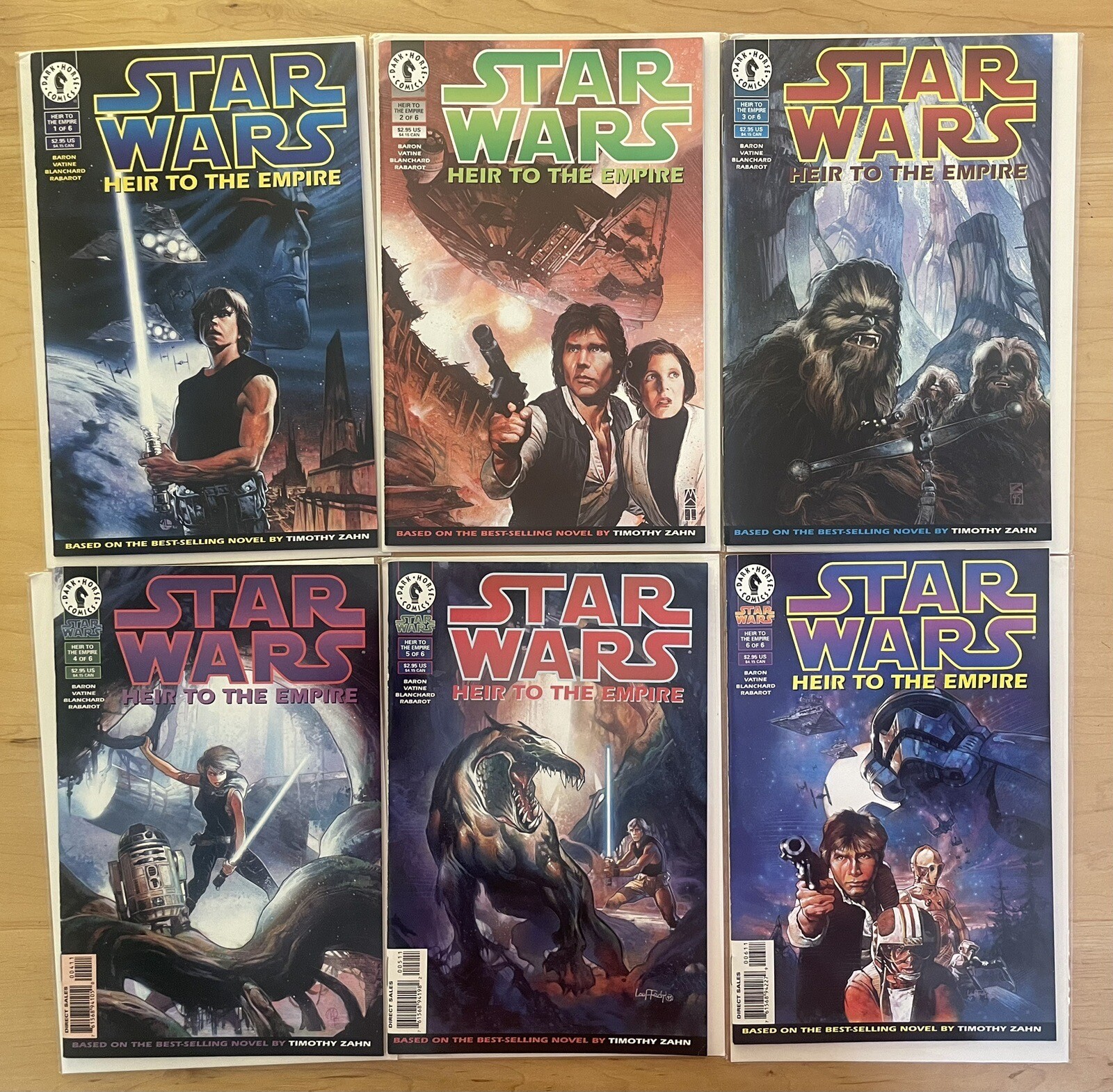 Star Wars: Heir to the Empire 1-6 (1995) Dark Horse ~ 1st Thawn & Mara ...
