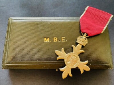 WONDERFUL WWII TOTALLY ORIGINAL MBE MEDAL WITH LEATHERETTE CASE. | eBay