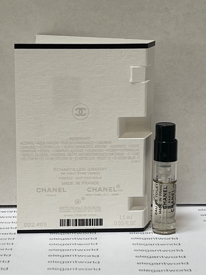 CHANEL Perfume Sample Spray 1.5 ml / 0.05 oz. CHOOSE YOUR FRAGRANCE ...