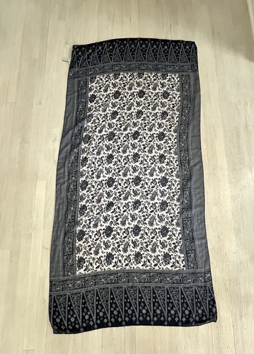 Blue Paisley Scarf, Shawl, Wrap, Insect Shield, New | eBay