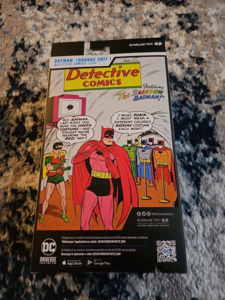 McFarlane DC Multiverse Batman (Orange Suit) Red Platinum Chase 7 ...