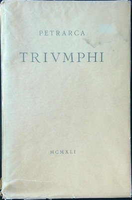 TRIUMPHI PETRARCA 1941 BROSSURA | eBay