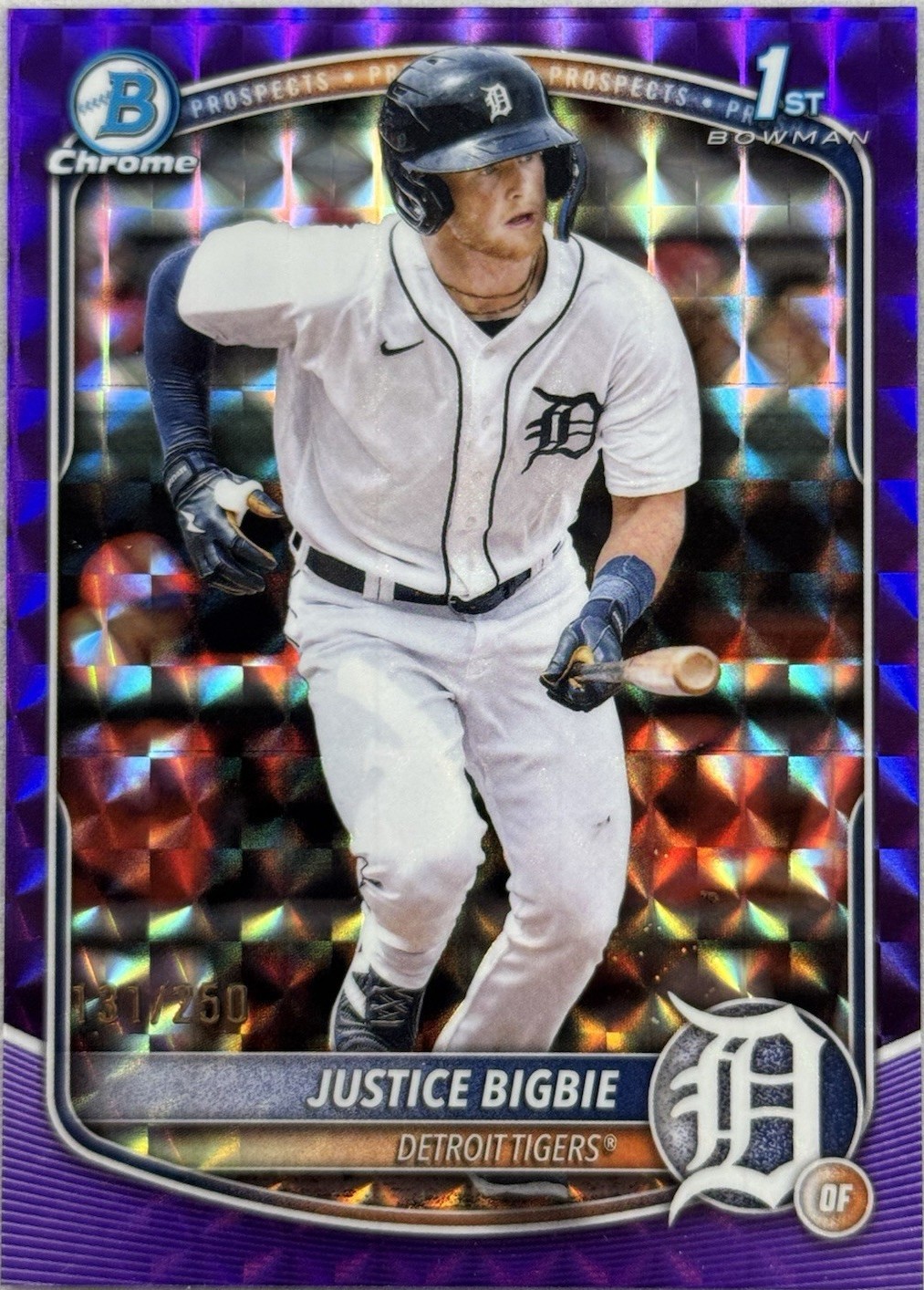 2025 Bowman Chrome - Prospects Justice Bigbie, Justice Bigbie #BCP-215 ...