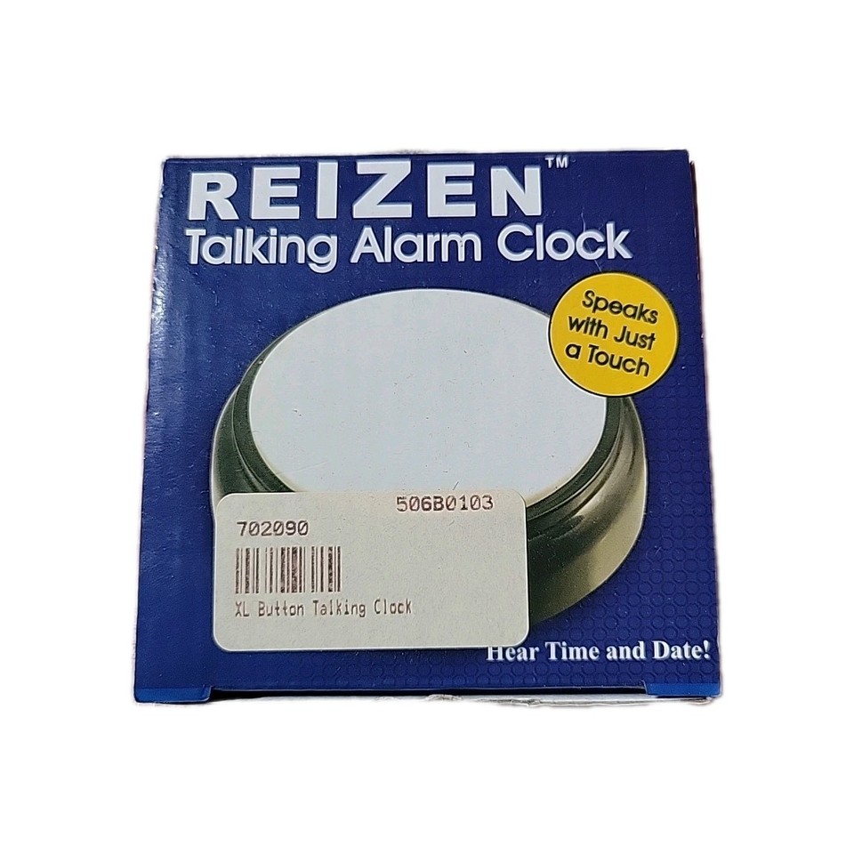 Reizen push button Talking dual voice Calendar Date Mini Clock, time ...