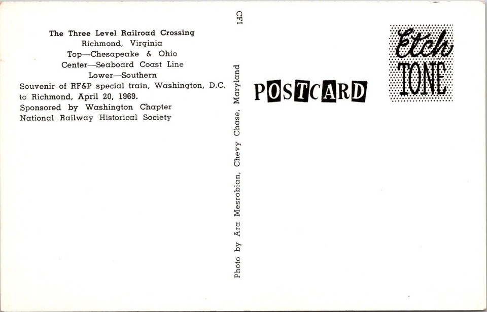 Three Level Railroad Crossing, Richmond Virginia VA, Trains, Conductors ...