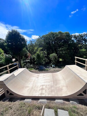 4ft High Skate Ramp Halfpipe - Mini Ramp Kit - Self Build - DIY, BMX ...
