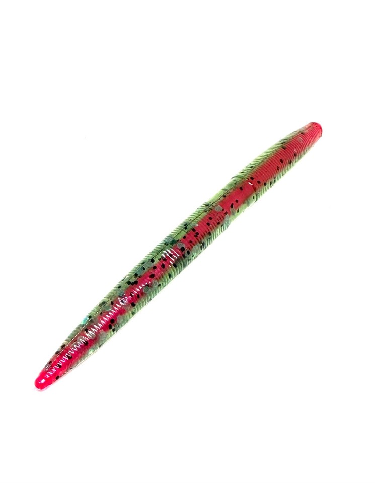 Custom Core Shot Worm! 10 Pack Multiple Colors 5" Bait Bass Fishing ...
