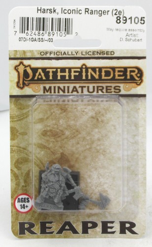 Reaper 89105 Harsk Iconic Ranger [2e] (Pathfinder Bones) Dwarf Warrior ...