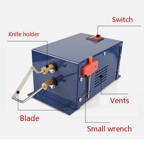 Hot Knife Heavy Duty Bench Rope Cutter Braiding Tube Webbing Cutting ...