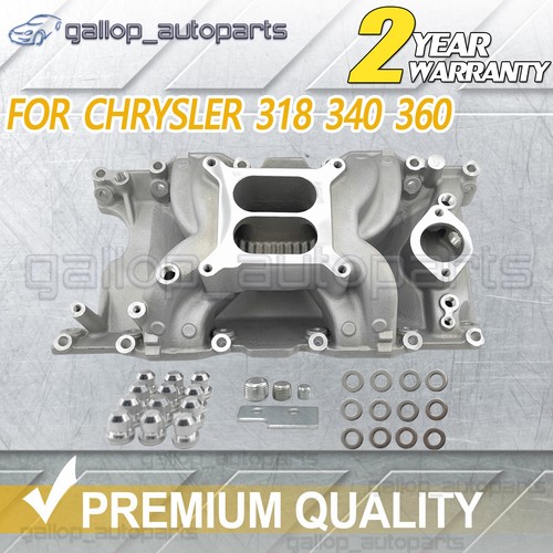 Intake Manifold For Small Block Chrysler 318 340 360 Dual Plane 1967 ...