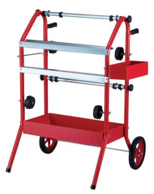 Twin Roll 18" Masking Trolley/Dispenser 450mm Paper Rolls for Paint ...