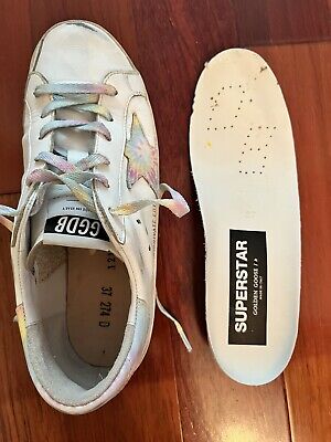 Golden Goose Superstar Private Ed Rainbow Tie Dye White Golden Goose Superstar Private Ed Rainbow Tie Dye White