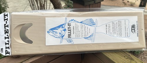 Fillet Board Fillet-it Fishing Travel Heavy Plastic 18in. Easy to clean ...