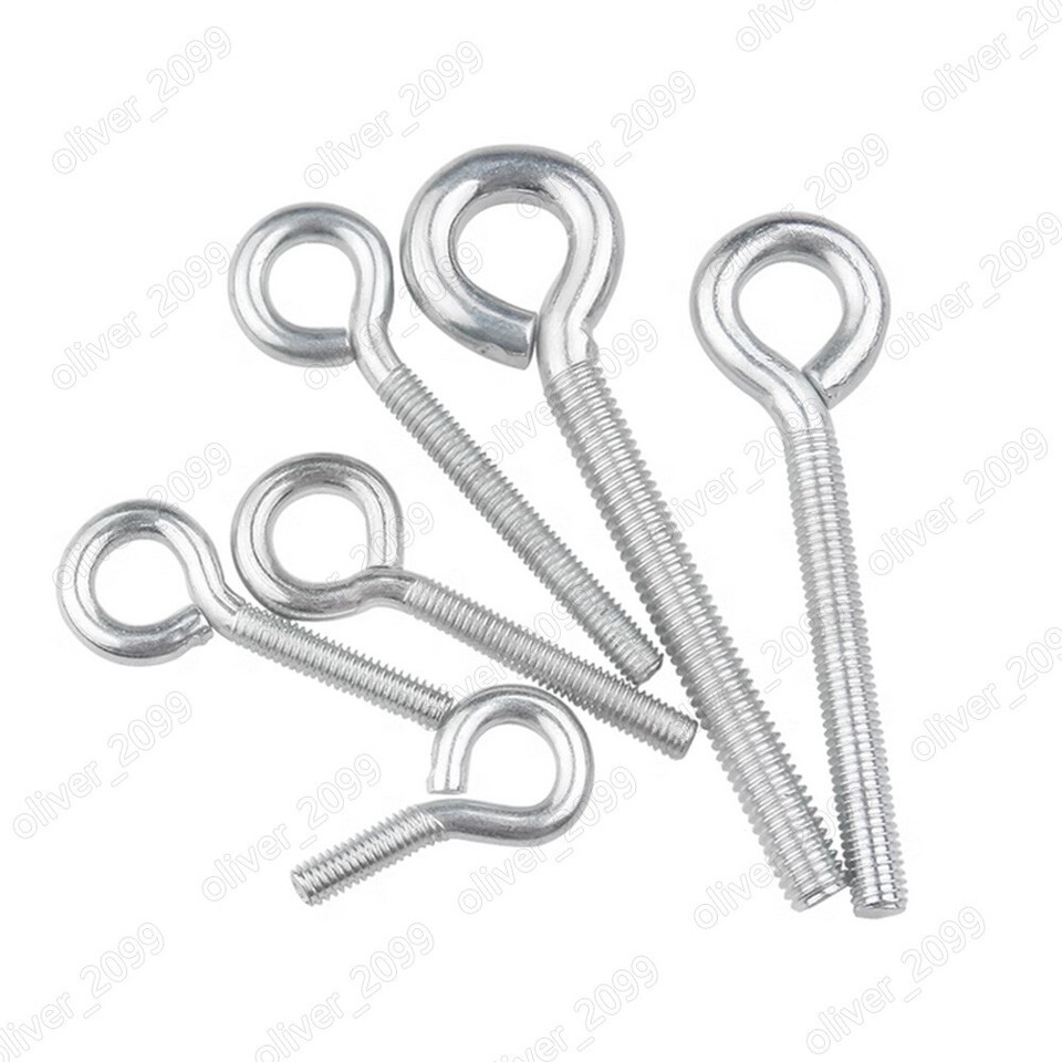 304 Stainless Steel Eye Hooks Turned Eye Bolts M3 M4 M5 M6 M8 M10 | eBay