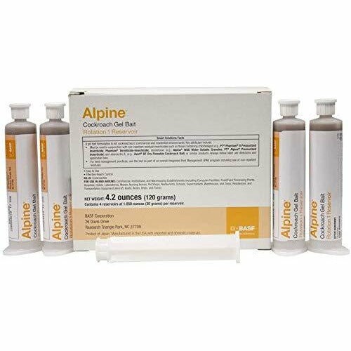 Cockroach Bait Alpine Cockroach Gel Bait (4 Tubes) Roach Killer ...