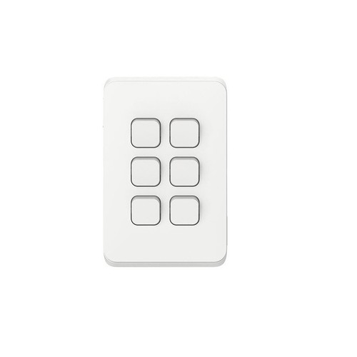 CLIPSAL Iconic Light Switch Power Point GPO Dimmer White Anthracite ...