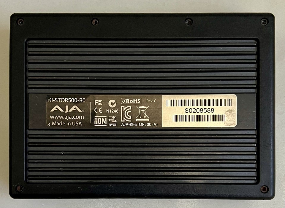 AJA KI-STOR500-R0 High Capacity 500GB Hard Drive Storage Module for ...