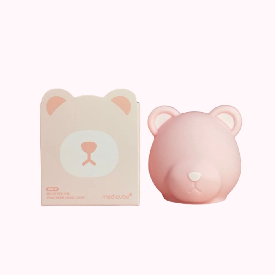MEDICUBE Age-R Booster Pro (Pink) + Bear Head Case + Sheet Mask Set | eBay