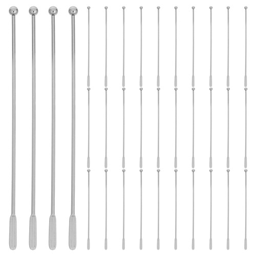 40 Pcs Metal Stir Sticks Reusable Bar Mixing Tools Coffee Essentials | eBay