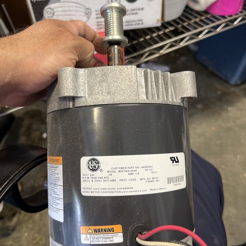 ALLIANCE LAUNDRY SYSTEMS US MOTORS Model M55TWA-0044 Genuine Parts ...