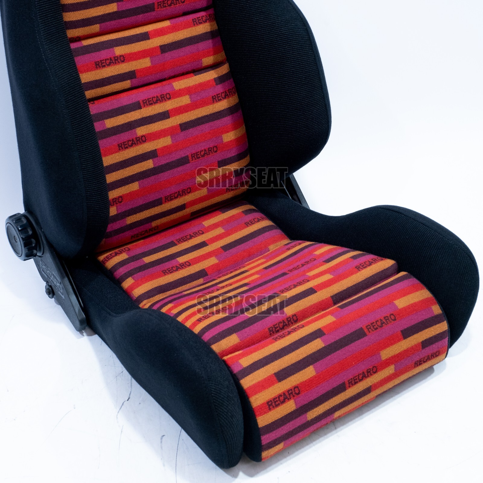 Authentic Recaro LSC Red Scattering Front Seat Full Set | Cloth ...